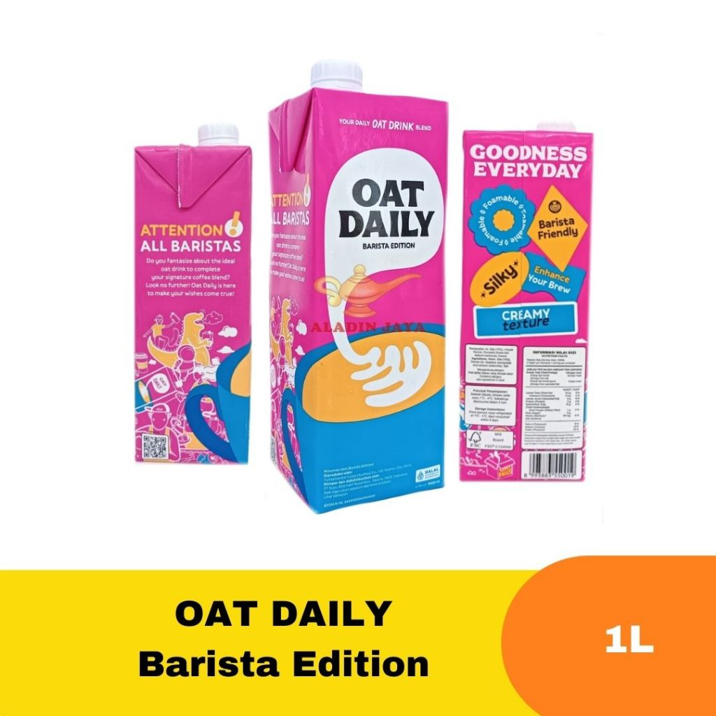 Jual Oat Daily Barista Edition ukuran 1lt | Shopee Indonesia