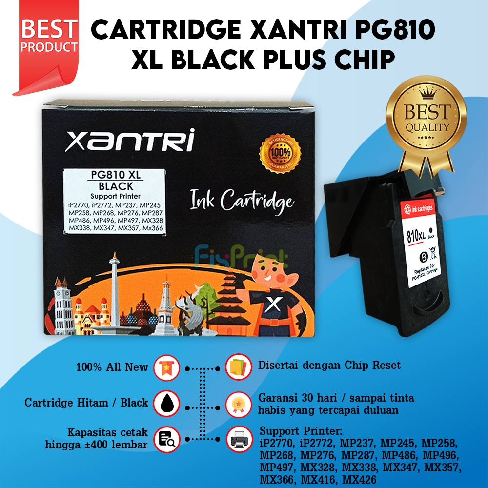 Jual Catridge Tinta Canon PG810 Black New Cartridge PG 810 Katrid PG ...