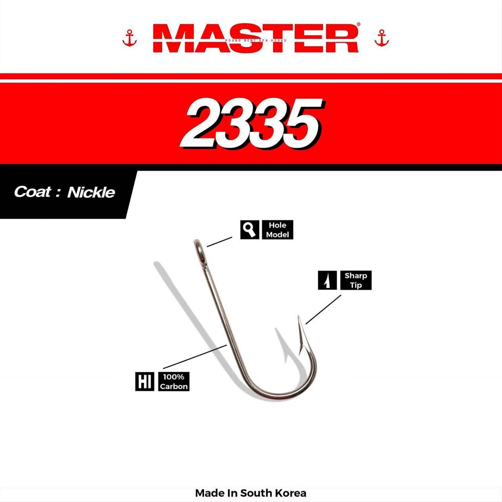 Jual Isi 10pcs Kail Dasaran | Kail Kotrek | Kail Rawai | Hook Master ...