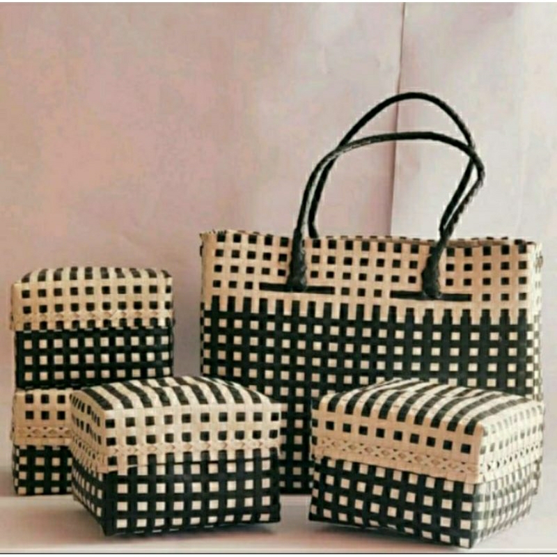 Jual KEBEN set 4 (Bahan kaca. Ada bambu dalam keben) READY STOK ...