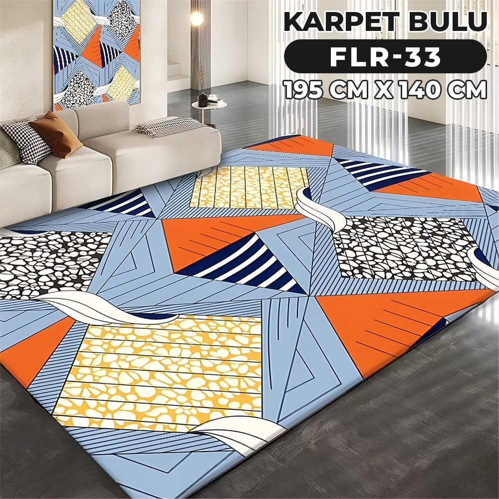 Jual Ai Home Karpet Bulu Rasfur Ukuran 140X195cm Karpet Lantai Bulu ...