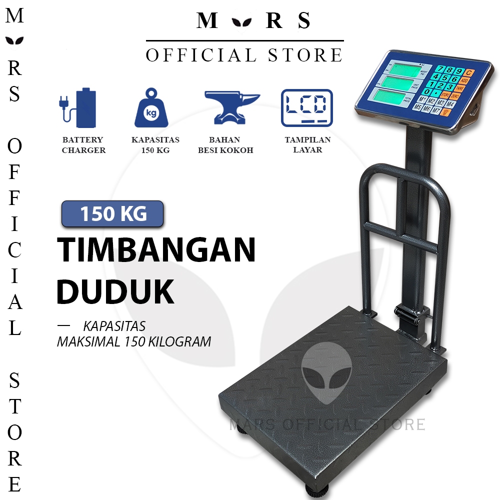 Jual TCS - 150 kg Single Display Timbangan Duduk Digital 150 kg / 1 kg Single Display Elektronik ...