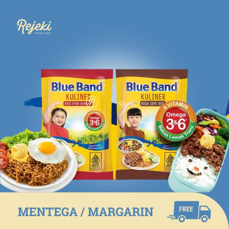 Jual Blue Band Kuliner Rasa Ayam Bawang & Sapi BBQ - Rejeki Frozen Mart ...