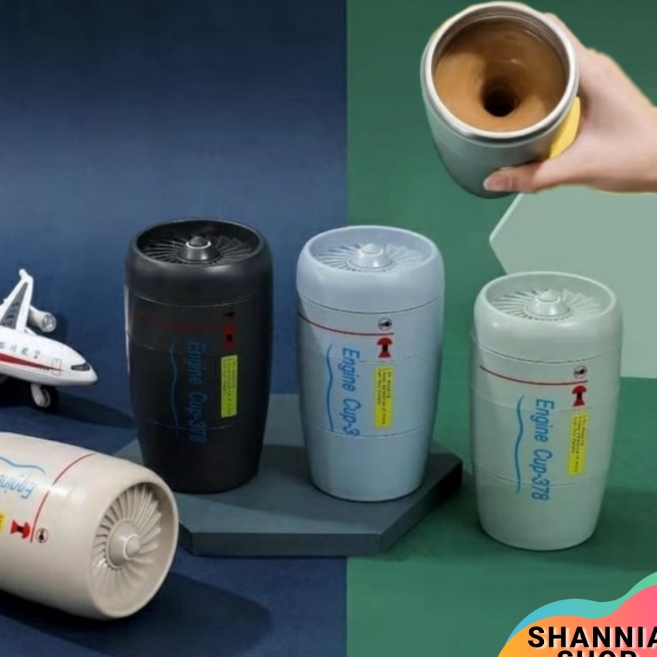 Jual yM B379 Engine Cup Self Stirring Gelas Mug Tumbler Aduk Otomatis ...