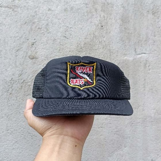 Jual Vintage trucker hat river rats | Shopee Indonesia