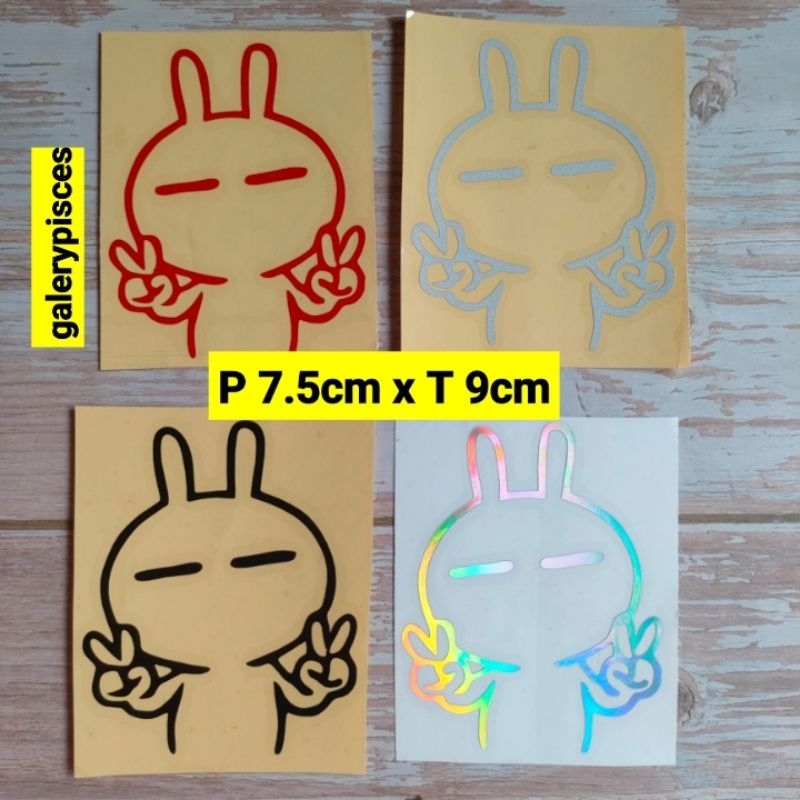 Jual stiker motor lucu emot peace | Shopee Indonesia