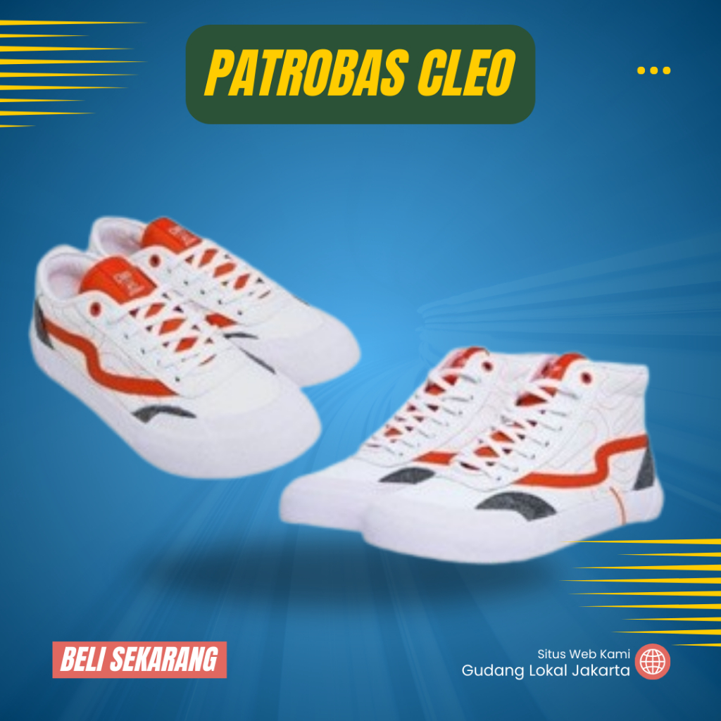 Jual Patrobas x Cleo Low / High White Original Limited | Shopee Indonesia