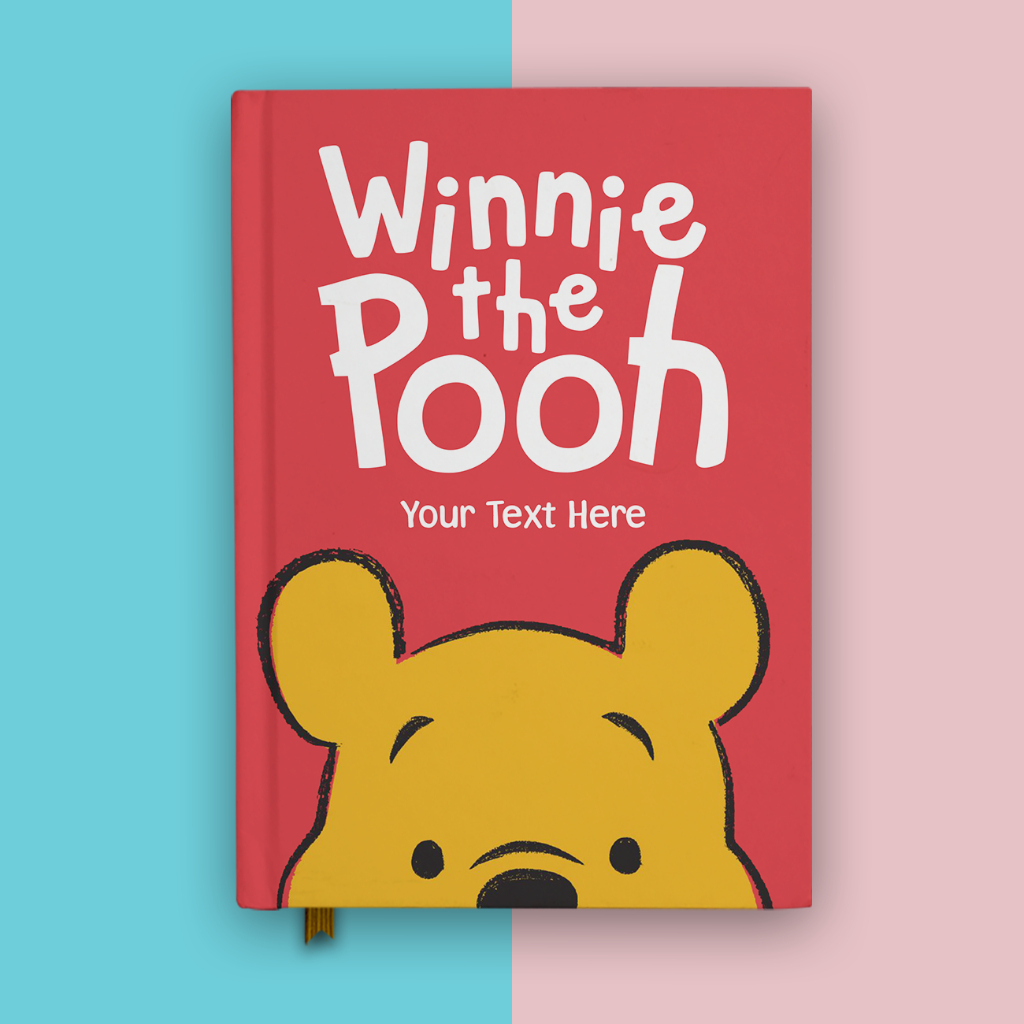 Jual Buku Catatan Notebook Winnie The Pooh 5 Cartoon Custom Nama Jurnal ...