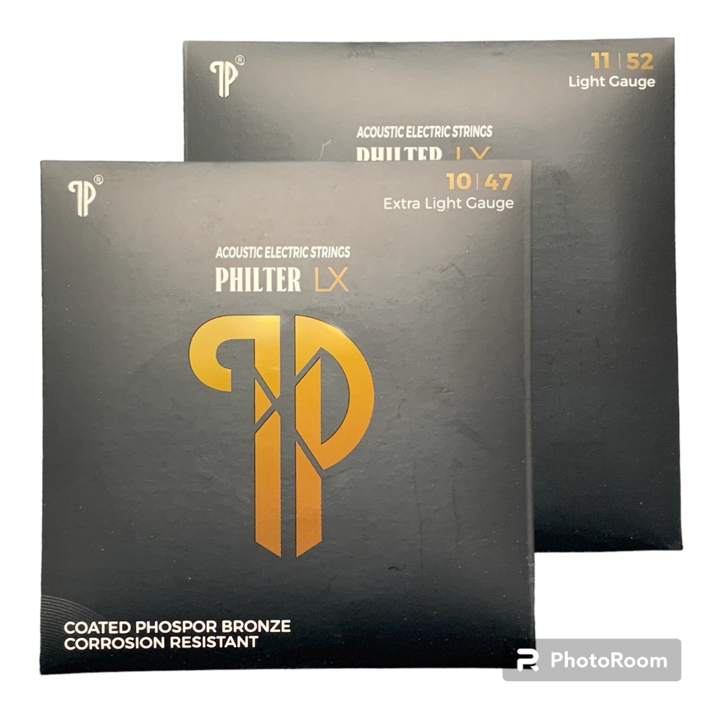 Jual Senar Gitar Akustik String Anti Karat PHILTER ORIGINAL Phospor ...
