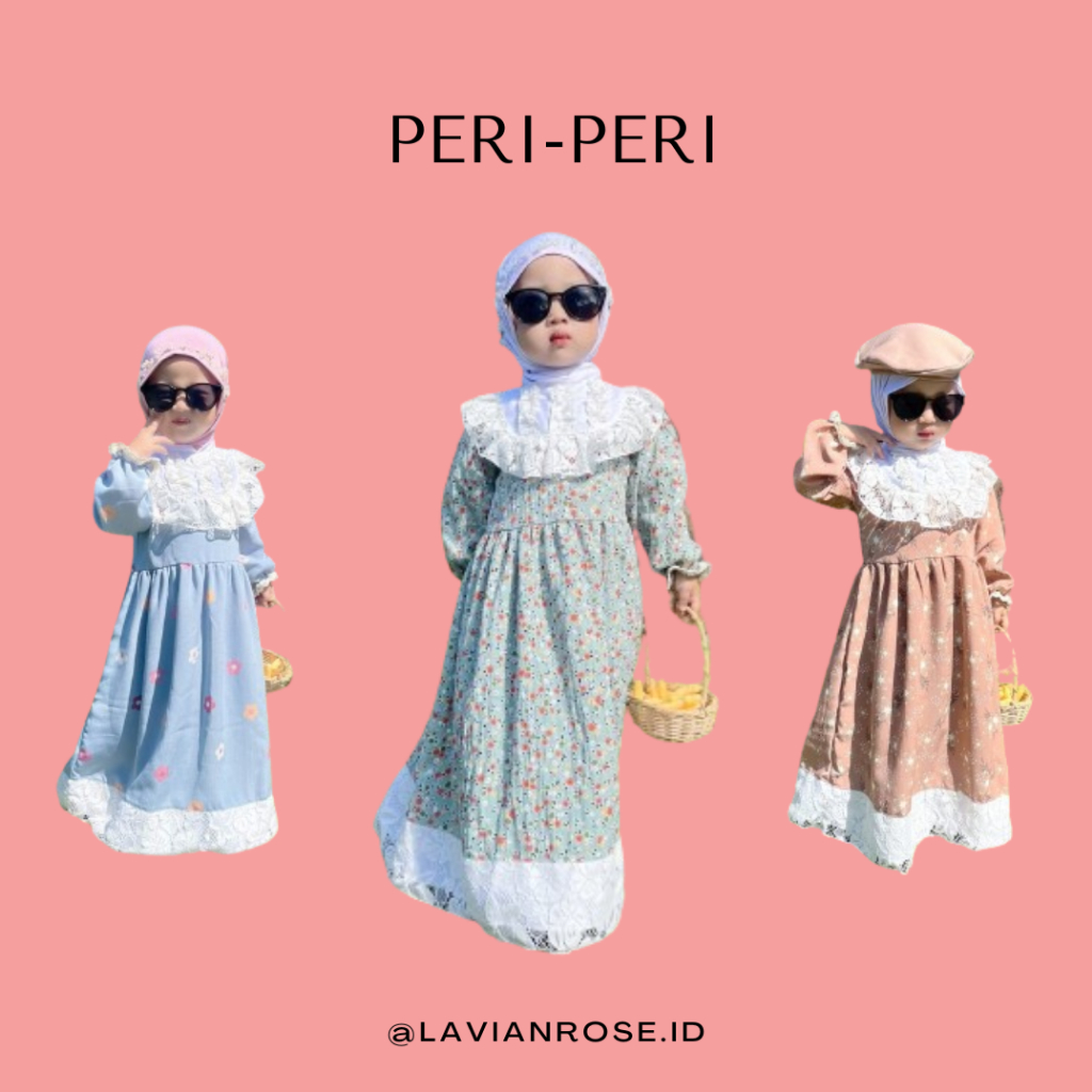 Jual GAMIS PERI-PERI dress anak perempuan 2 3 4 5 tahun bunga mango ...