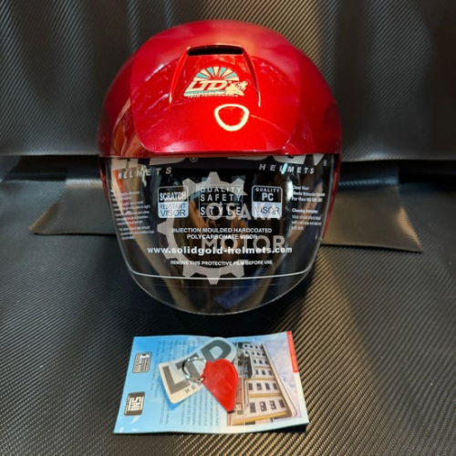 Jual Helm LTD Sports 100% Original Malaysia ISO Merah Kilat Merah Doff ...