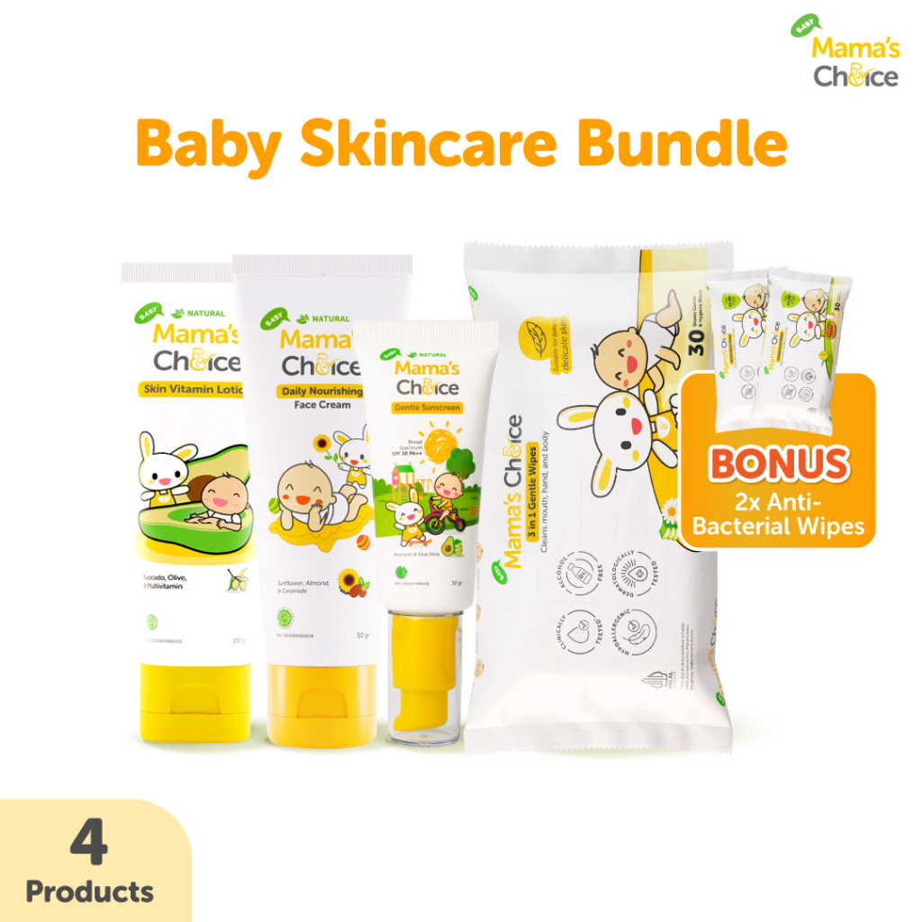 Jual Cream Wajah Bayi | Mama's Choice Baby Daily Nourishing Face Cream ...