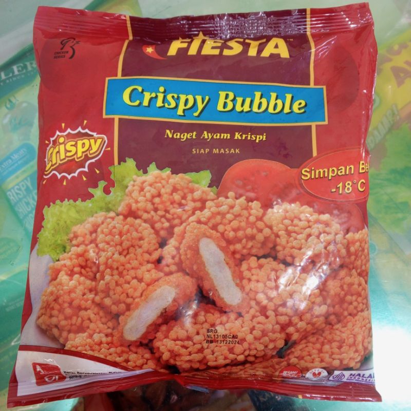 Jual Fiesta Crispy Bubble 500g/ Nuget Crispy/ Nuget Ayam/ Nugget Ayam ...