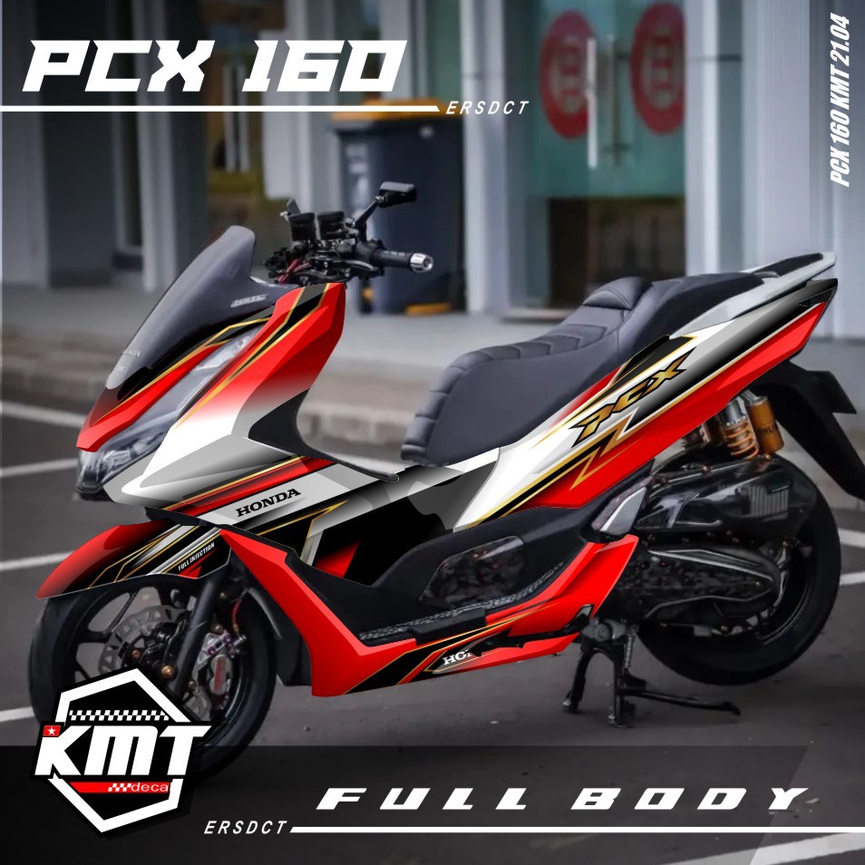 Jual Decal Sticker Honda PCX 160 2021 Fullbody - Dekal PCX160 New Desain KMT.21.05 | Shopee ...