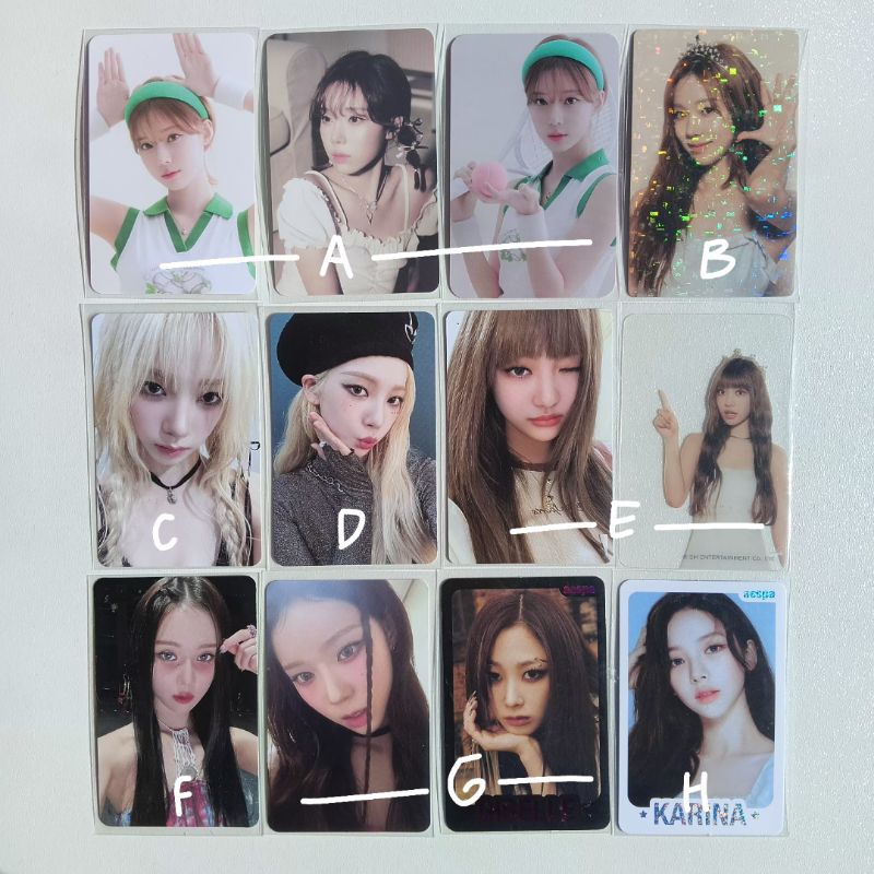 Jual Photocard Official Aespa Karina Starriver Baguette Kms Zine Spicy