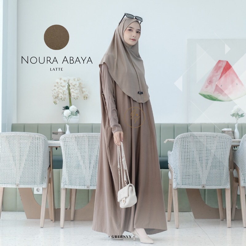 Jual NOURA ABAYA BASIC DRESS BATWING DAILY DRESS (ABAYA SAJA, TIDAK TERMASUK HIJAB) | Shopee ...