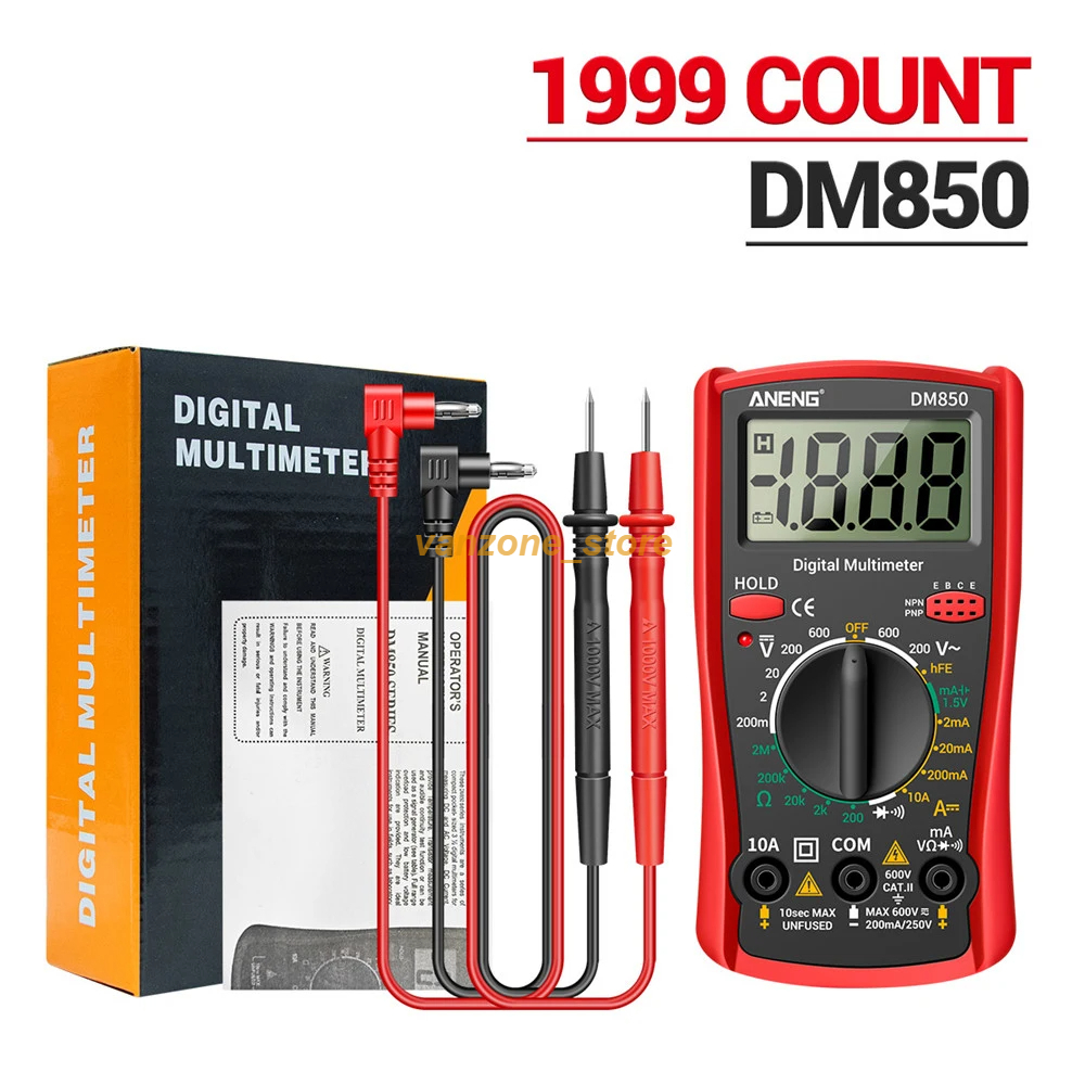 Jual Multitester Digital DM850 Profesional Multimeter AC/DC Voltage ...
