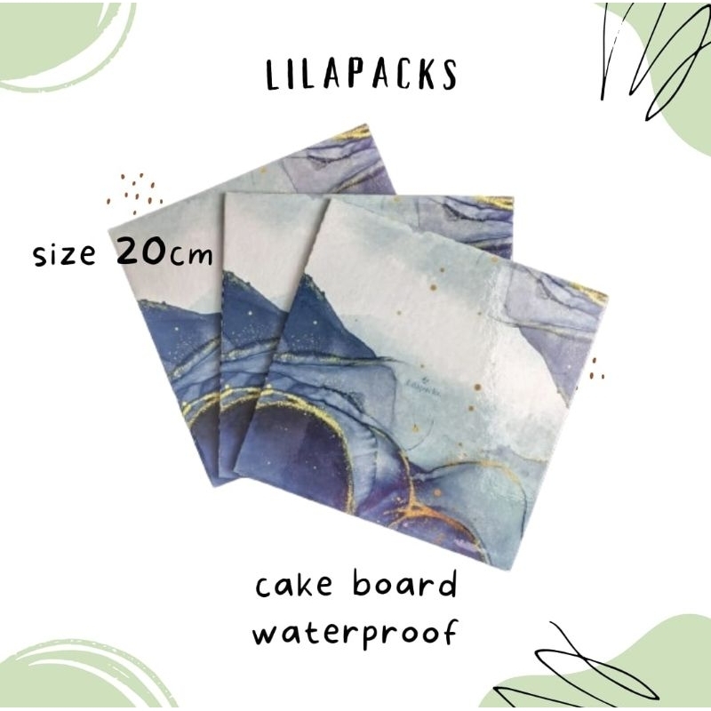 Jual Alas Kue / Tatakan Kue / Cake Board Square 20cm | Shopee Indonesia