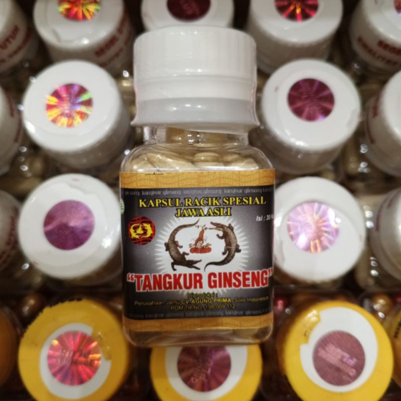 Jual jamu racik tangkur ginseng kemasan KAPSUL lebih berkhasiat isi 30pcs | Shopee Indonesia