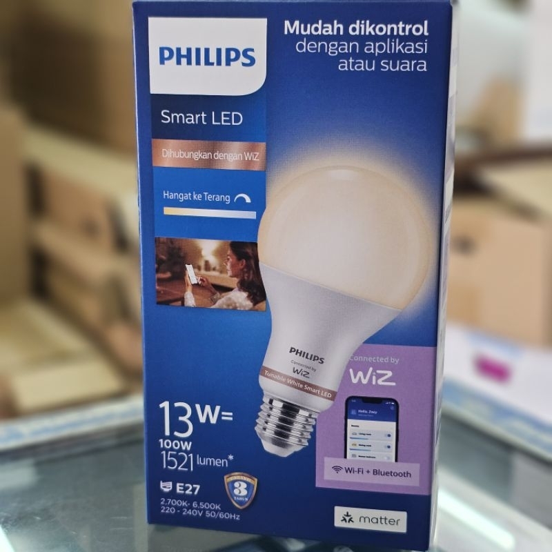 Jual PHILIPS LAMPU SMART WIFI BLUETOOTH LED 13W 13 WATT TUNABLE WHITE ...