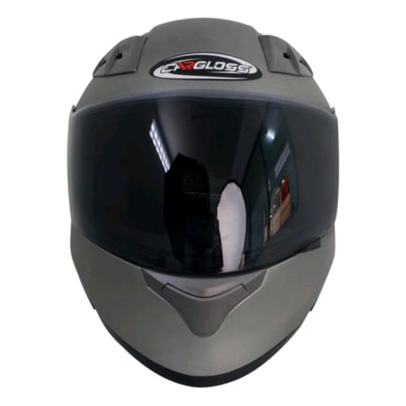 Jual Cargloss NS1 Helm Full Face - Silver MET 8 SG ORIGINAL SNI ...