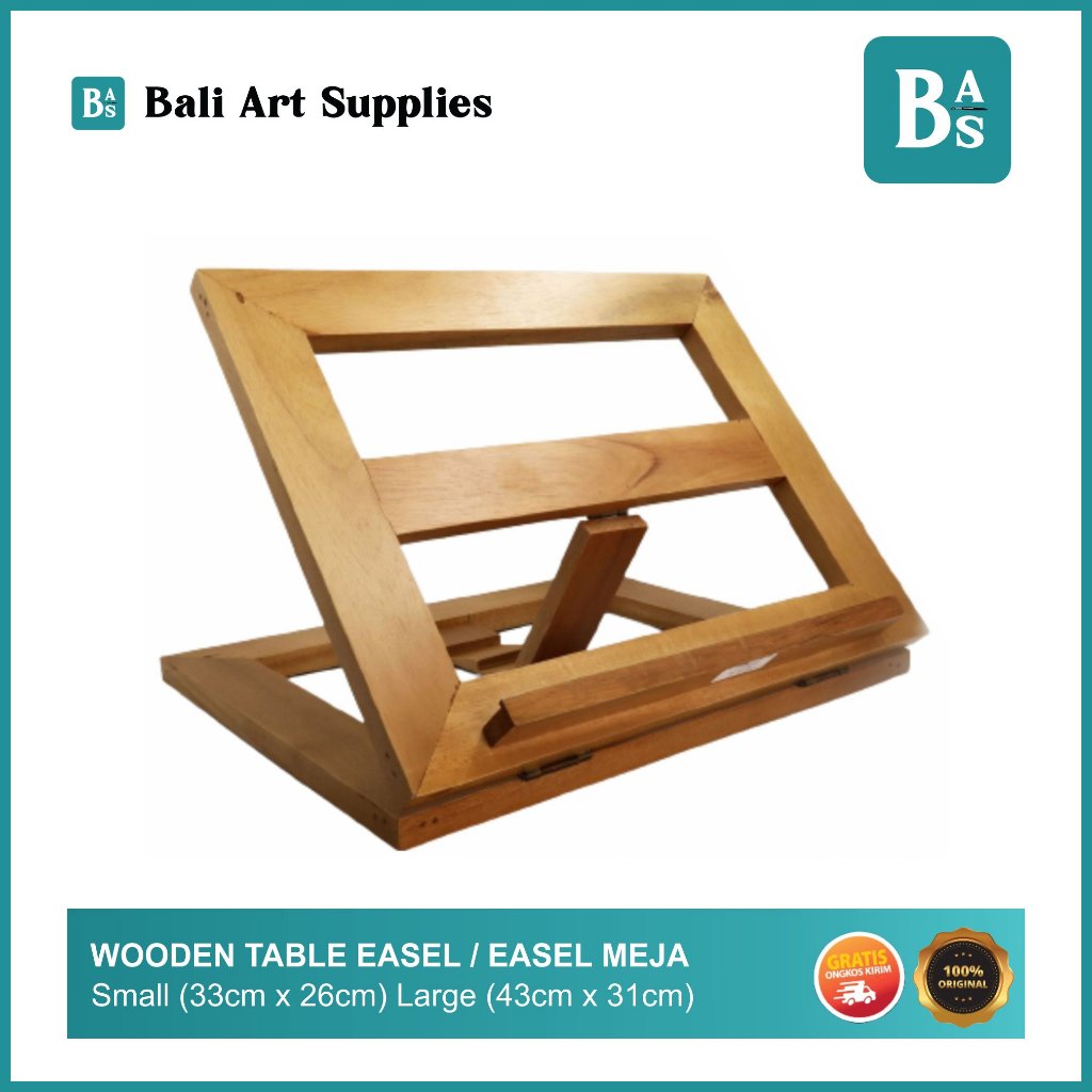 Jual Bali Art Supplies - Easel Meja Lukis Kayu - Wooden Standing Lukis ...