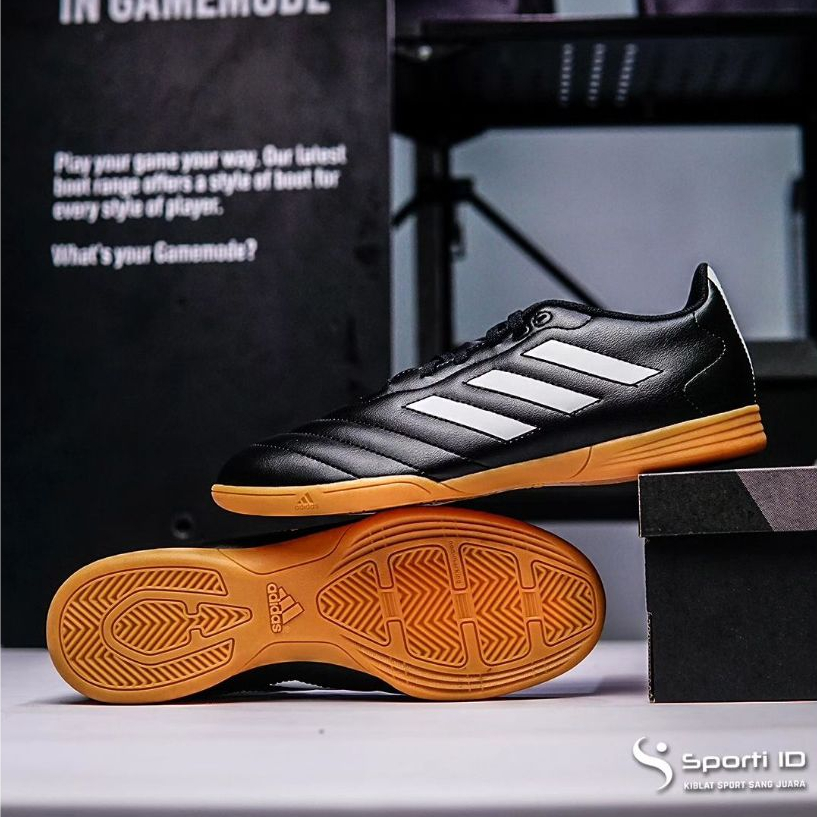 Jual Sepatu Futsal Adidas Goletto VIII IN - Black White HP6451 Original ...