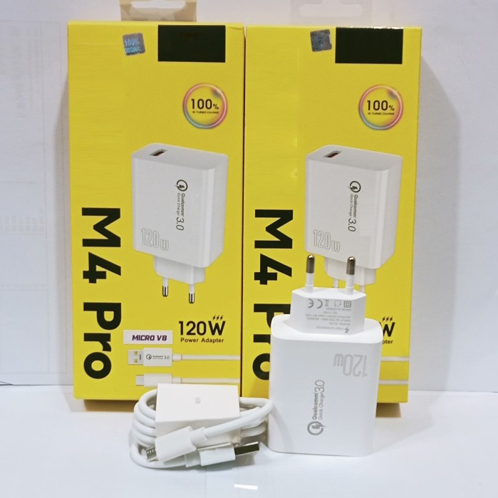 Jual Charger POC0 M4 PRO 120W Power Adapter Quick Charge3.0 Support ...