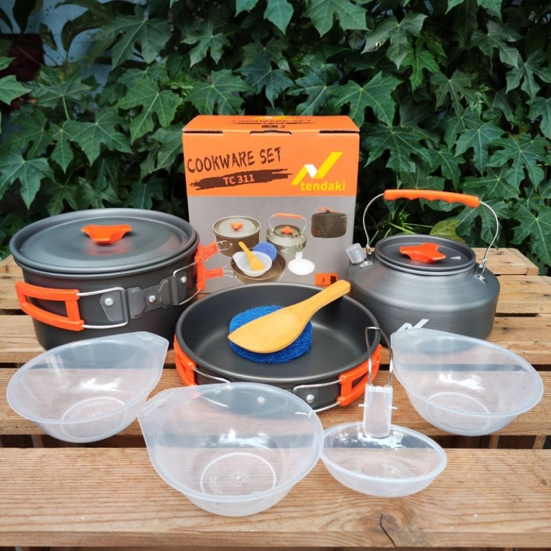 Jual TENDAKI •TC 311 •cooking set •cookware •alat masak aluminum ringan ...