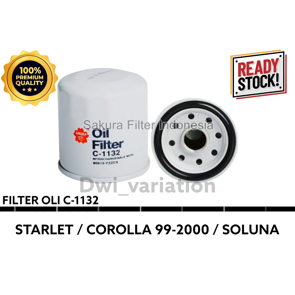 Jual FILTER OLI TOYOTA STARLET / COROLLA / SOLUNA / ALTIS ORIGINAL ...