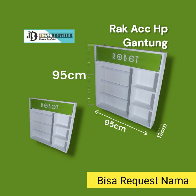 Jual rak asesoris hp robot + packing kayu | Shopee Indonesia