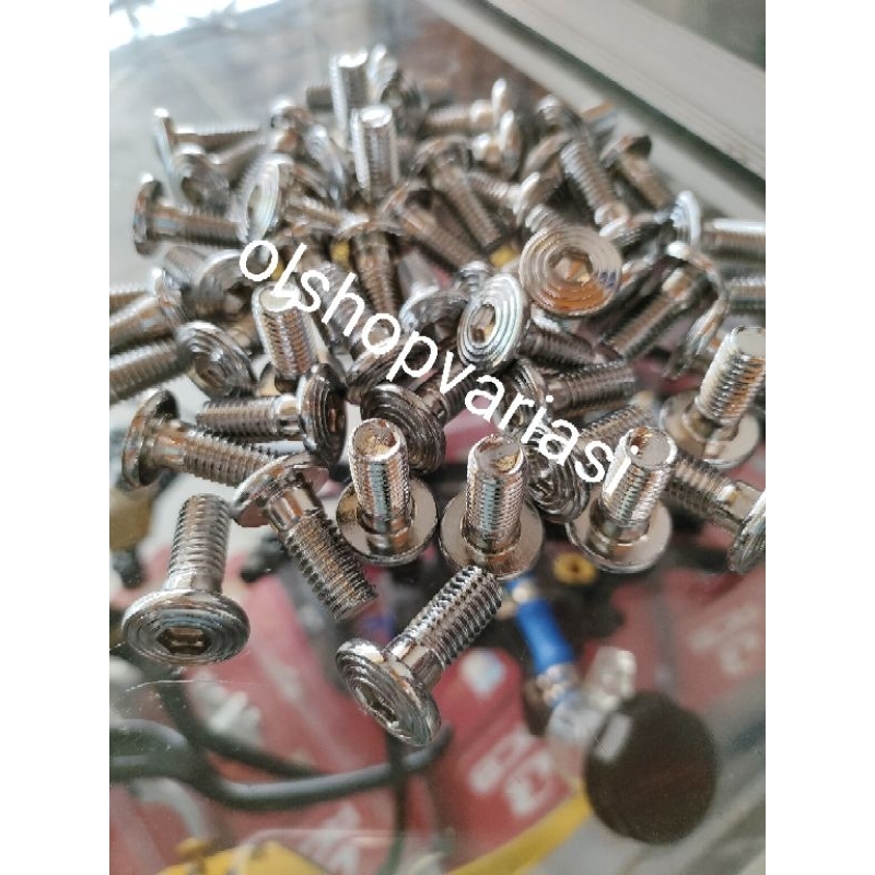 Jual Baut Piringan Cakram Disc Drat 12 Chrome harga 1pcs | Shopee Indonesia
