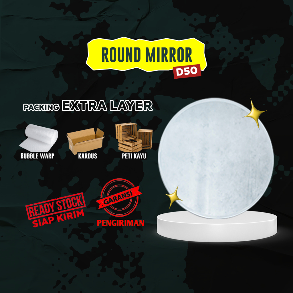 Jual Round Mirror Aesthetic | ROUND MIRROR DINDING | Shopee Indonesia