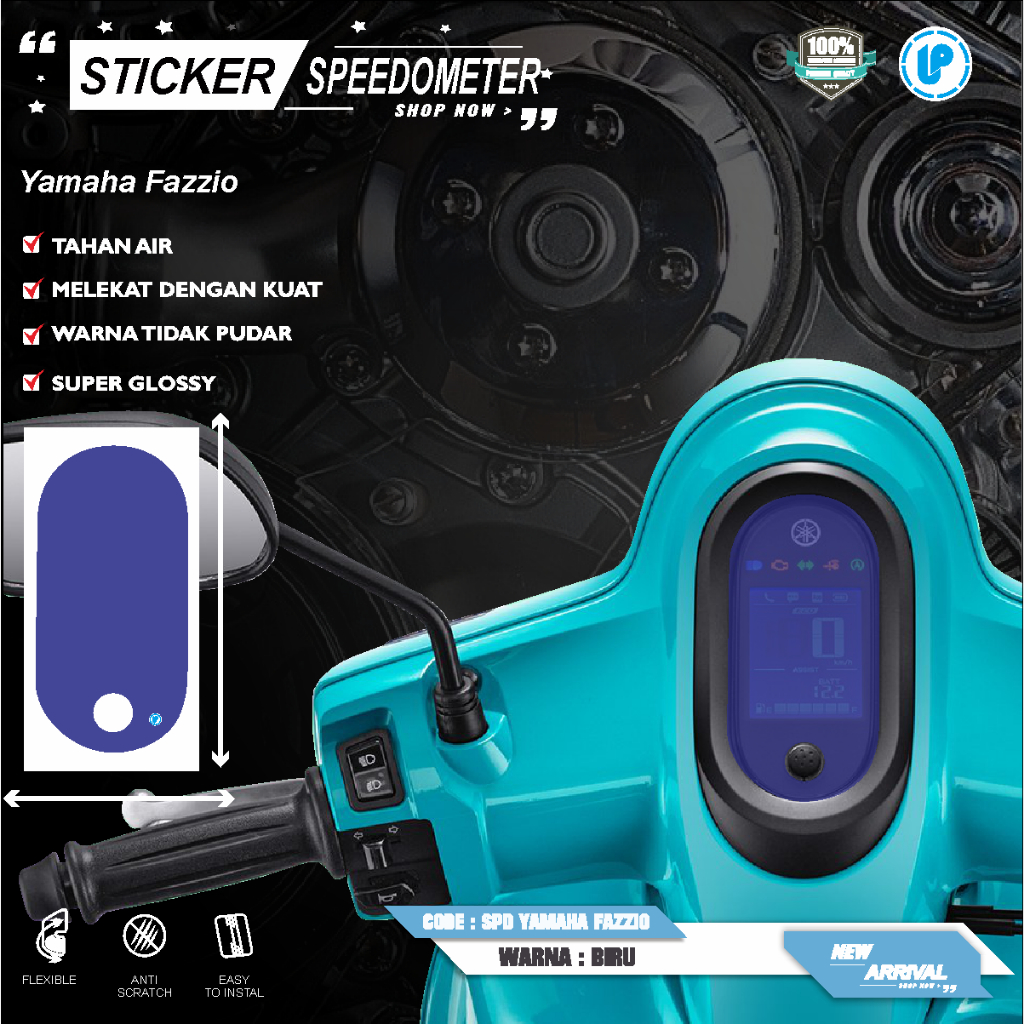 Jual STICKER ANTIGORES SPEEDOMETER YAMAHA FAZZIO | Shopee Indonesia