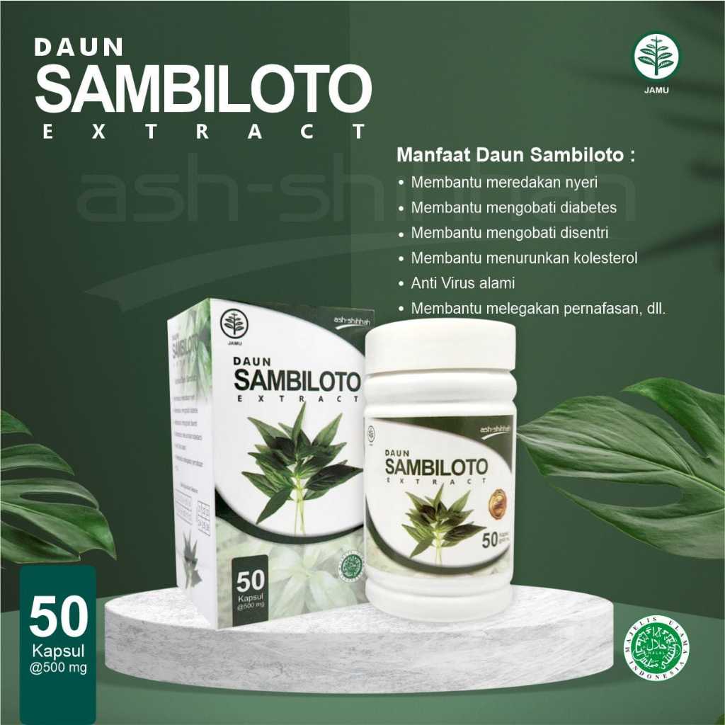 Jual Obat diabetes sambiloto herbal daun jamu gatal suplemen kesehatan ...