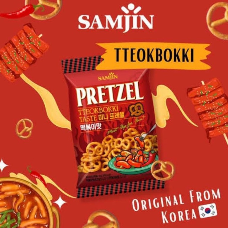 Jual SUPER DISKON Samjin pretzelsamjin snackpretzel seafoodpretzel ...