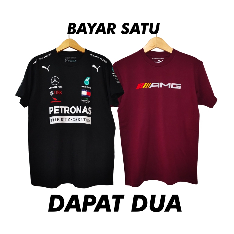 Jual Tshirt Import AMG Formula One Team Unisex Baju Kaos f1 Mercedes ...