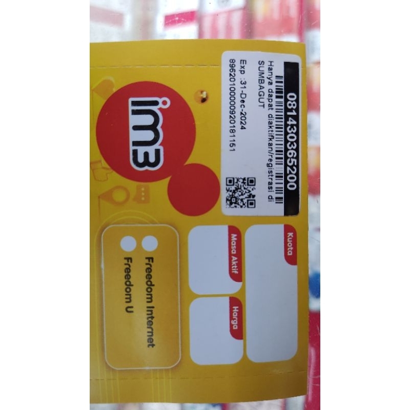 Jual kartu perdana Indosat im3 3gb | Shopee Indonesia