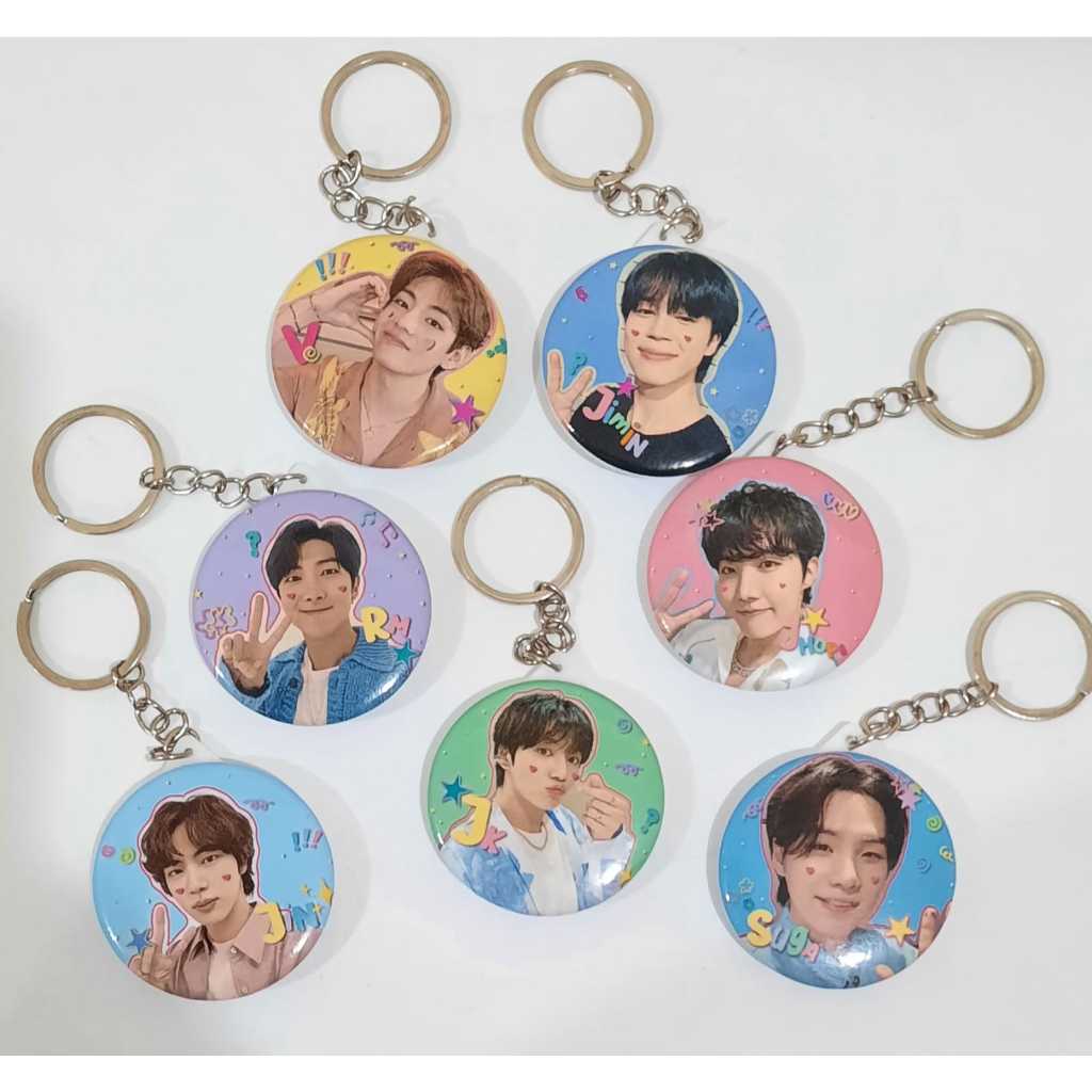 Jual Freebies Terbaru Gantungan Kunci KPOP BTS member/Freebies terbaru ...
