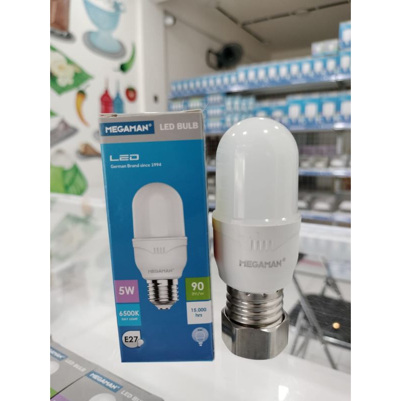 Jual Lampu LED Stick/P bulb 5W 6500k/3000k - MEGAMAN | Shopee Indonesia