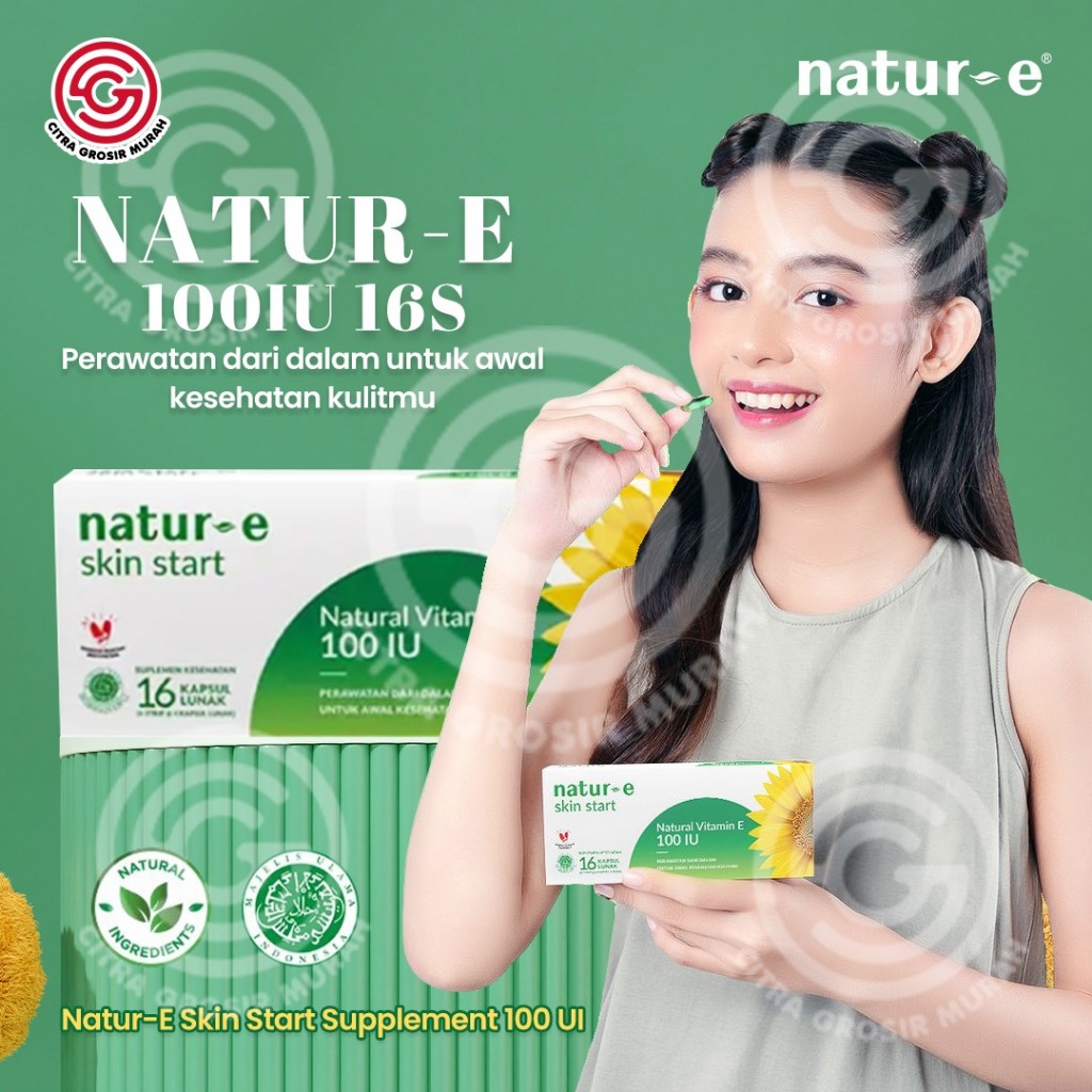 Jual NATUR-E Suplemen Soft Capsule Skin Start Natural 100 IU 16s ...