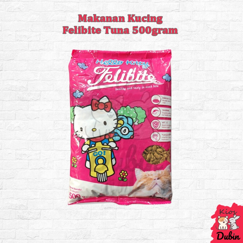 Jual Makanan Kucing Felibite Rasa Tuna Kemasan 500gr - Cat Food 500 ...