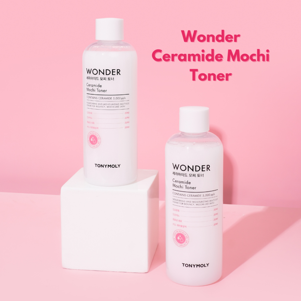 Jual TONY MOLY Wonder Ceramide Mochi Toner 500ml | Shopee Indonesia