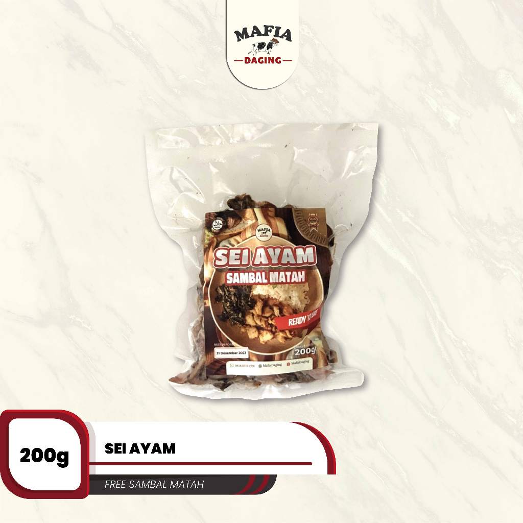 Jual Sei Ayam / Daging Ayam Asap Frozen Food | Shopee Indonesia