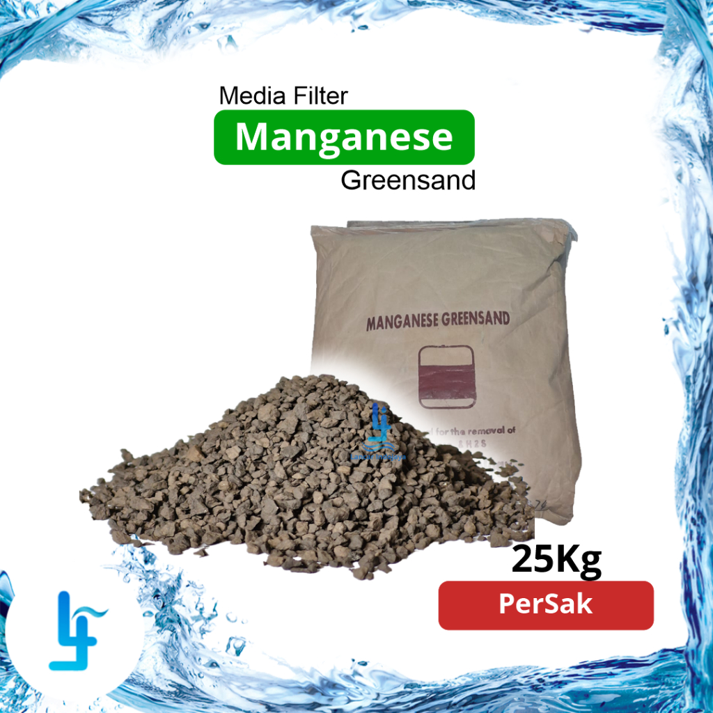 Jual Manganese Greensand Filter Air Per Sak per Karung Berat 25 Kg ...