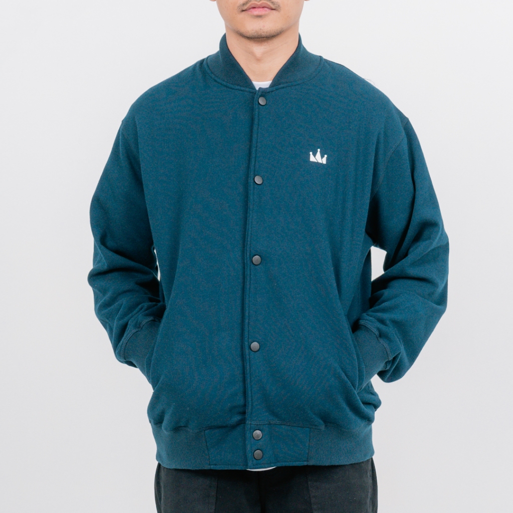Jual Screamous Jacket Varsity MILES NAVY BLUE | Shopee Indonesia