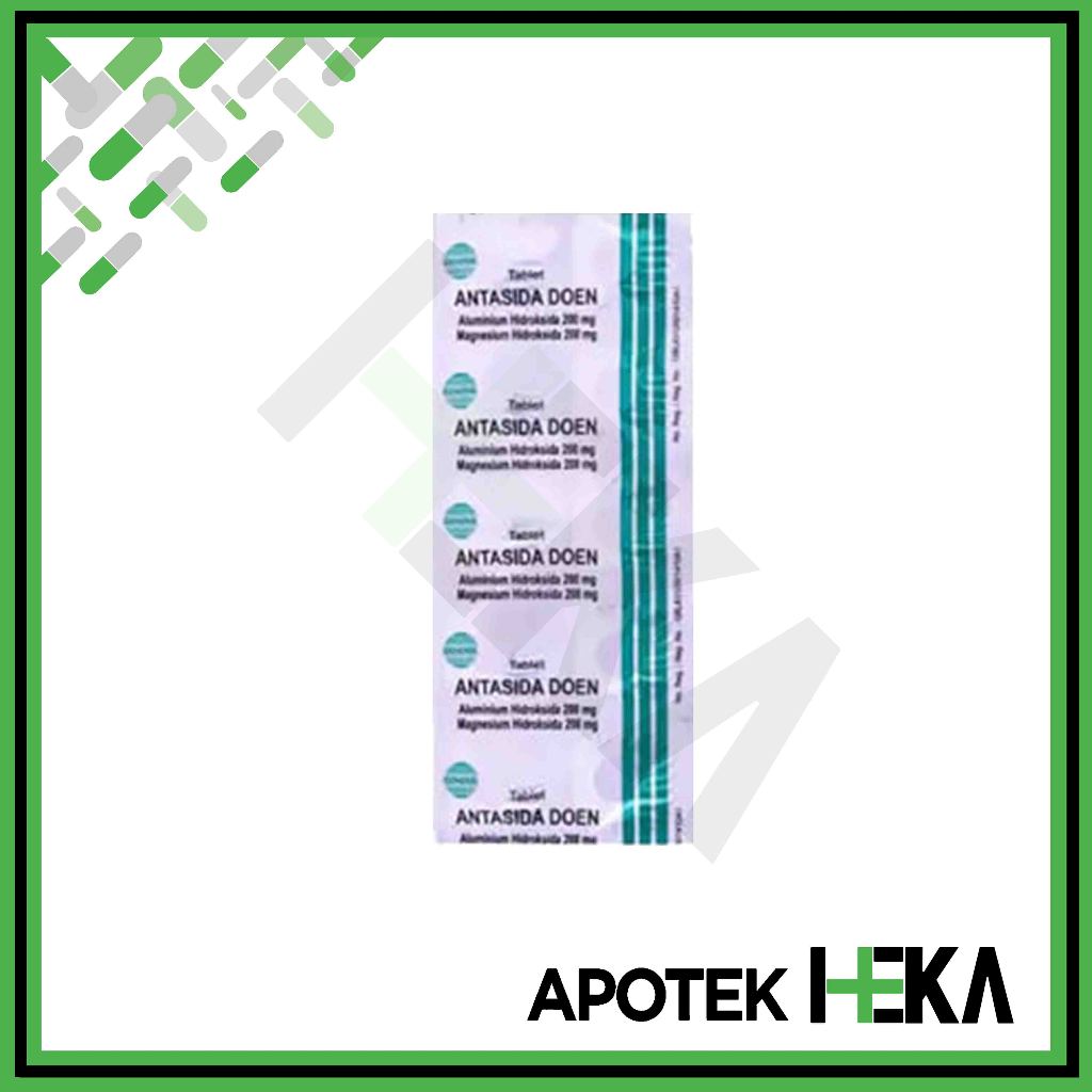 Jual Antasida Doen Erela Strip isi 10 Tablet - Obat Lambung Maag ...