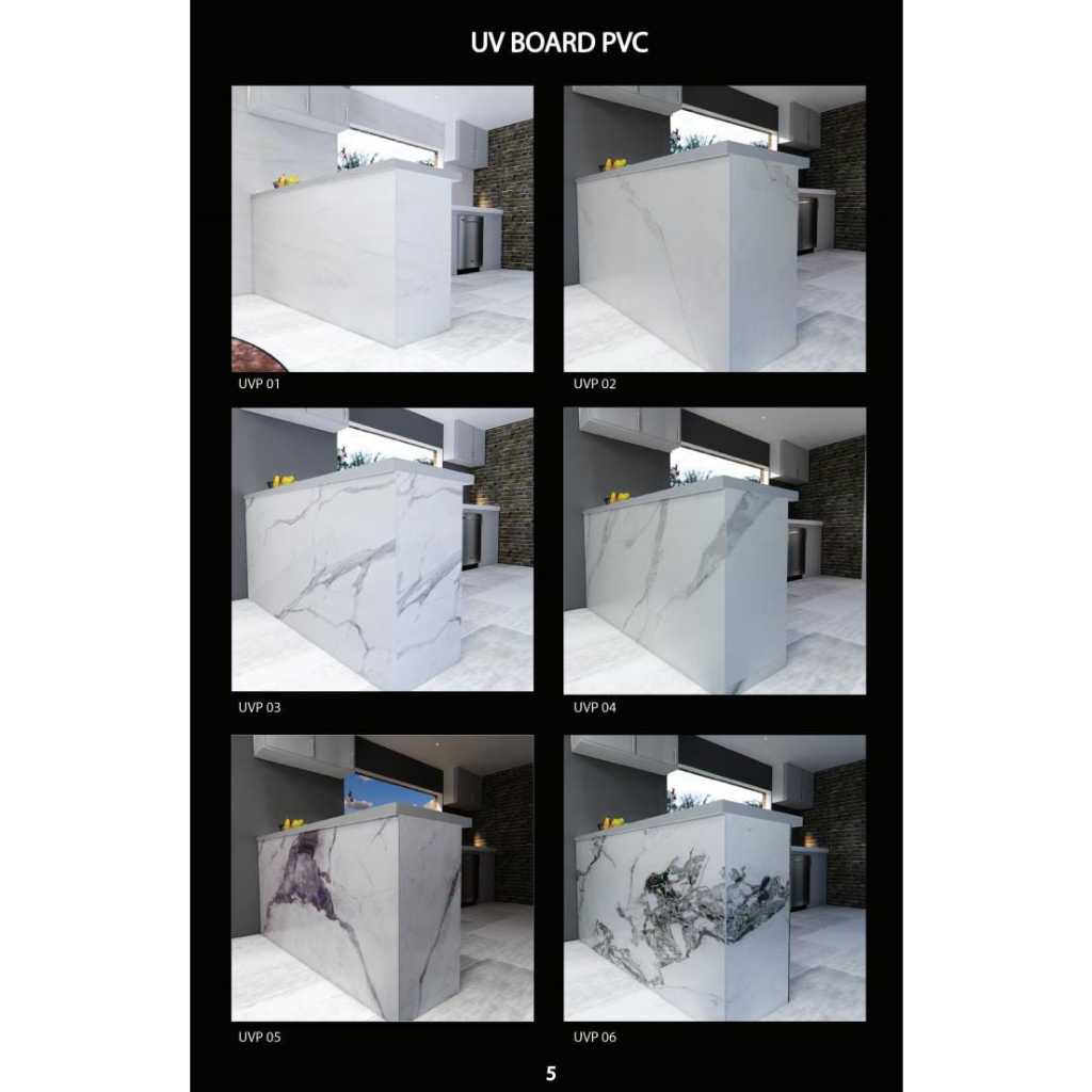 Jual MARMER UV BOARD PVC DEKORASI DINDING HIGH QUALITY WINSTON CORAK ...