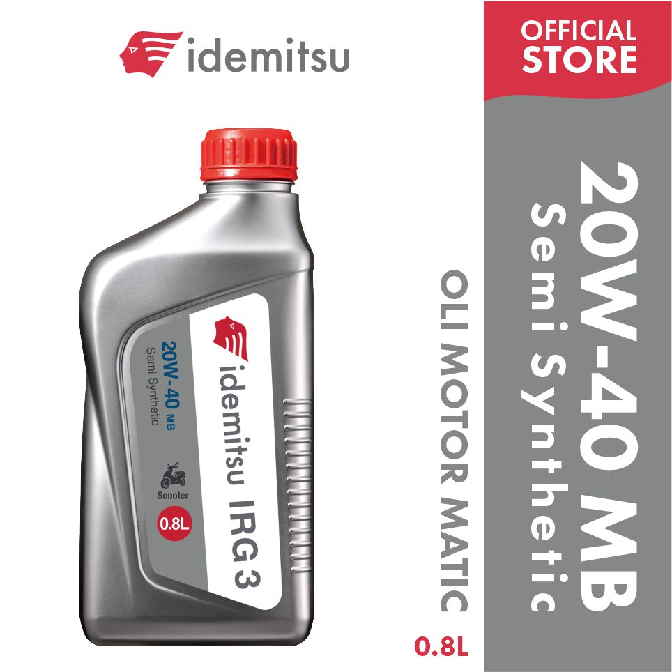 Jual IDEMITSU IRG3 20W-40 MB Synthetic Motorcycle Matic Oil (Oli Mesin ...