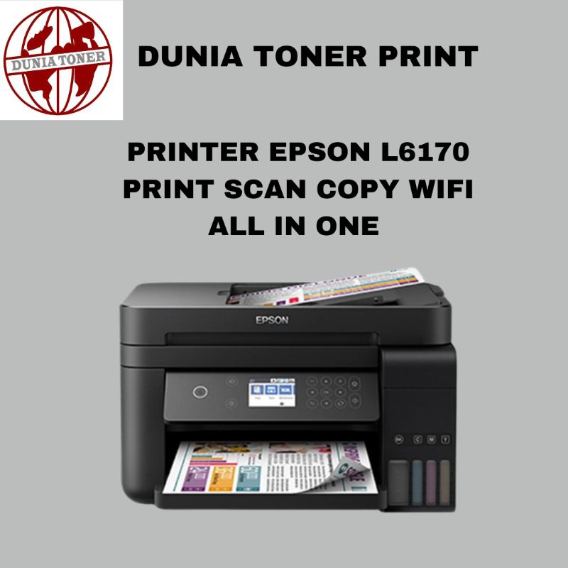 Jual PRINTER EPSON L6170 ALL IN ONE PRINT SCAN COPY WARNA WIFI | Shopee ...